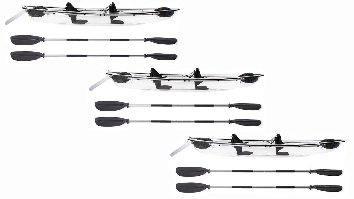 Set of Three (3) Original Crystal Kayaks® ($1599 Each) - #1 Rated Full ...