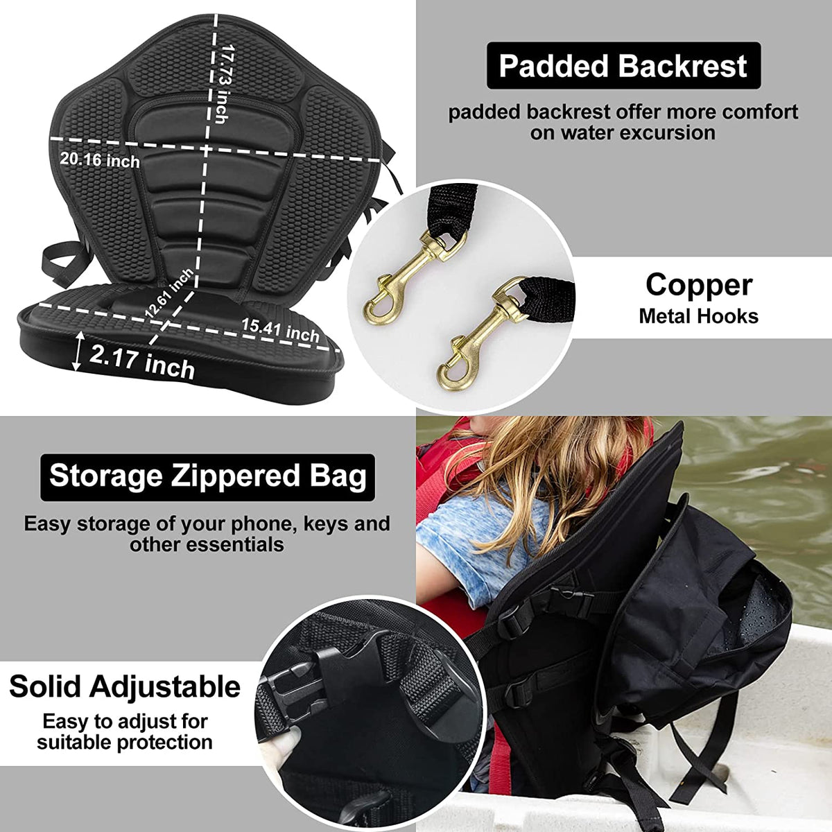 Crystal Kayak Deluxe Padded Seat – CrystalKayak.com